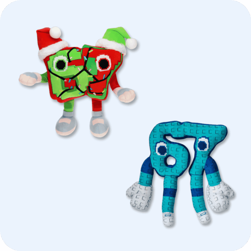 67 Festive Plush | Official 67 Steal A Brainrot Plush Store